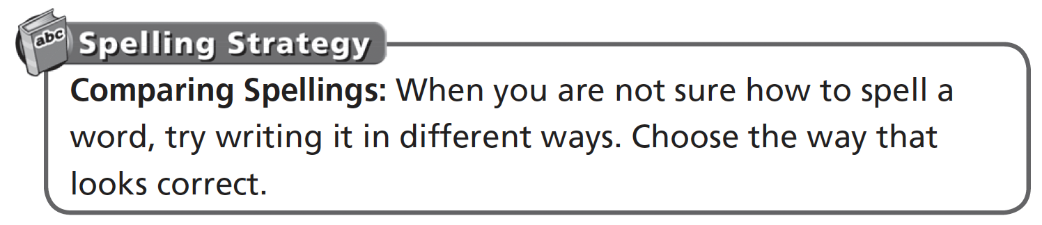 Spelling Words, Week 3 – Mr. Chad's class Blog